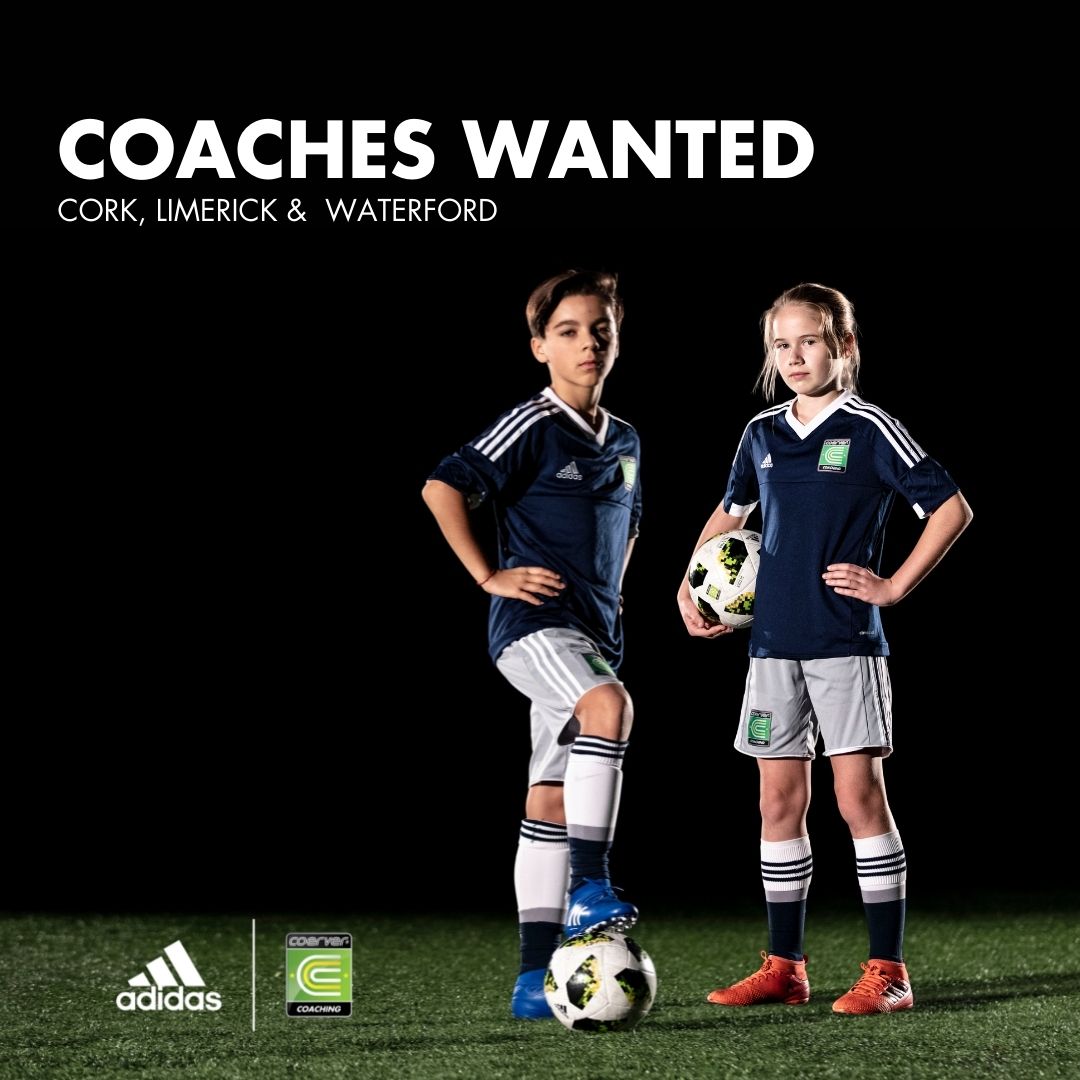 Coaches Wanted - Cork, Limerick & Waterford - Coerver® Coaching Munster